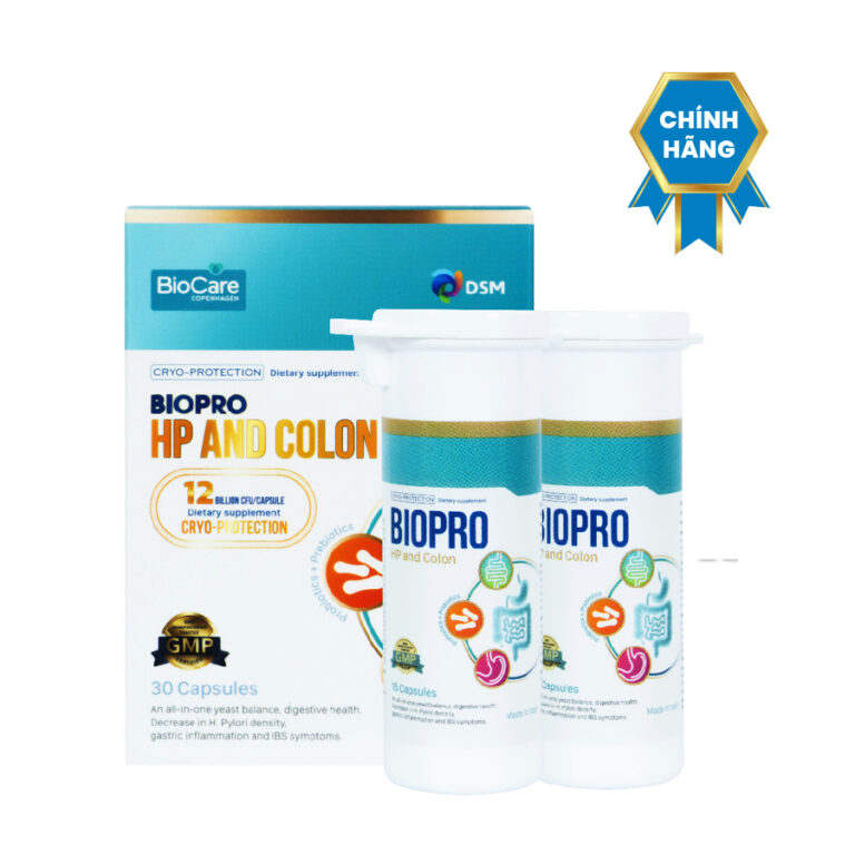 Biopro HP And Colon – Men vi sinh 2 in 1, tốt dạ dày, khỏe đại tràng